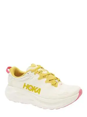 HOKA Gaviota Stability Running Shoe - Birch/yellow Gold
