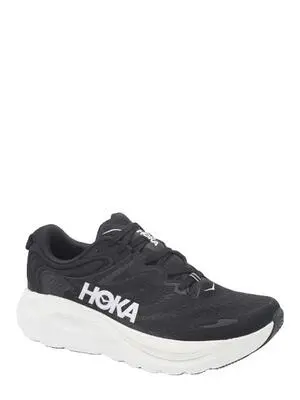 HOKA Gaviota Stability Running Shoe - Black/white
