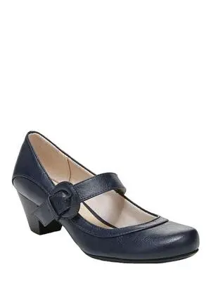 LIFESTRIDE Rozz Mary Jane Pumps - Navy