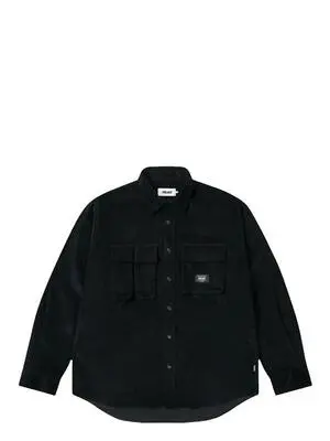 PALACE Double Pocket Cord Overshirt - Black
