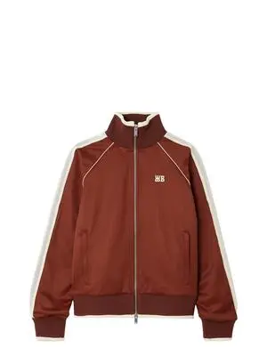 WALES BONNER Anthem Embroidered Track Jacket - Brown