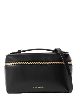 Victoria Beckham Vanity Leather Shoulder Bag - Black