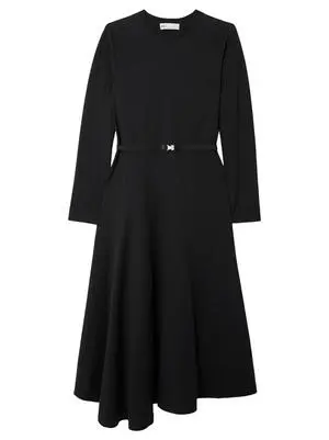 Tory Burch Cotton-jersey Midi Dress - Black
