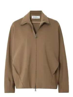 Max Mara Pala Stretch-jersey Jacket - Brown