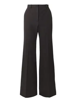JOSEPH Tafira Stretch-gabardine Straight-leg Pants - Brown