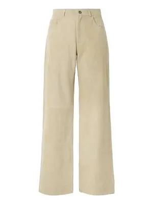 HAIKURE Korea Suede Pants Beige