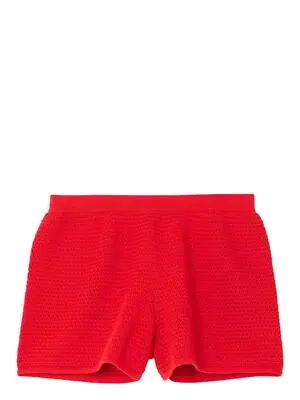 ESCVDO Amada Crocheted Cotton Shorts