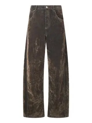 Jacquemus Mirada Barrel-leg Jeans - Gray