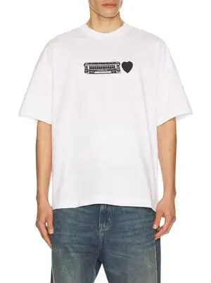 Carhartt Work In Progress Deconstructed Label T-shirt - White