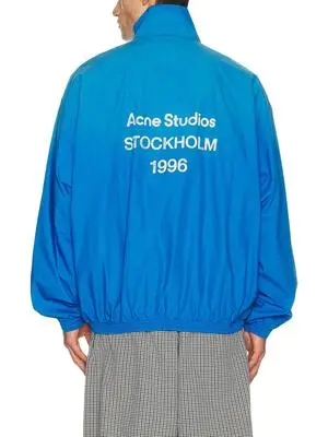 Acne Studios Olando Poplin Jacket - Bright Blue