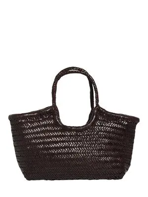 Dragon Diffusion Large Nantucket Woven Leather Tote - Brown