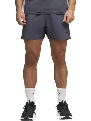 PUMA Pwrmode Training 5" Woven Shorts - Gray