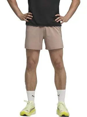 PUMA Dreamrun 5" Running Shorts - Beige