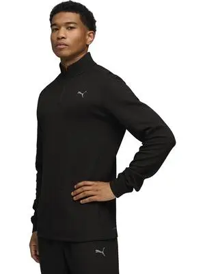 PUMA Cloudspun Quarter-zip Training Top - Black