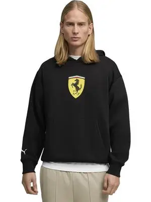 PUMA Scuderia Ferrari Shield Hoodie - Black