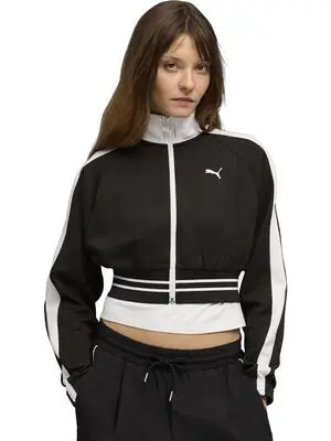 PUMA T7 Cropped Track Jacket - Black