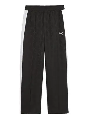 PUMA T7 Jacquard Track Pants - Black
