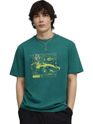 PUMA X Aston Martin Aramco F1â® Team Relaxed Graphic T-shirt - Green
