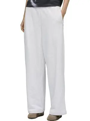 PUMA Oversized French Terry Sweatpants - White