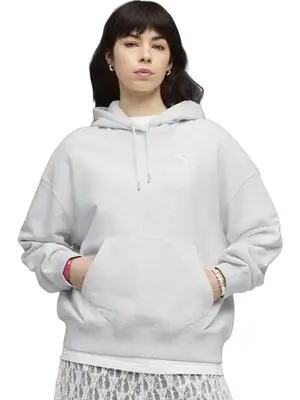 PUMA Wardrobe Essentials Oversized Hoodie - White