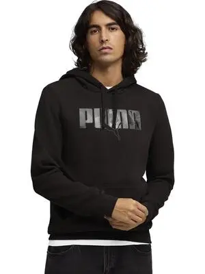 PUMA Essentials Logo Lab Fleece Hoodie - Black