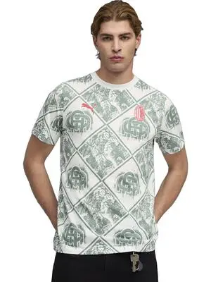 PUMA Ac Milan Ftblculture Printed T-shirt - White