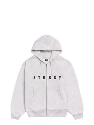 StÜssy Lens Zip Hoodie - Grey