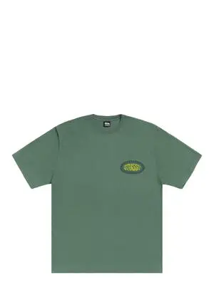 StÜssy Tile Oval Tee - Green