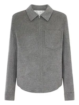 Acne Studios Oble Wool And Cashmere-blend Felt Jacket Beige