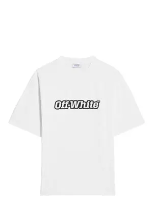 Off-White Printed Cottonjersey Tshirt - White
