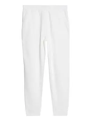 Helmut Lang Printed French Cottonterry Sweatpants - White