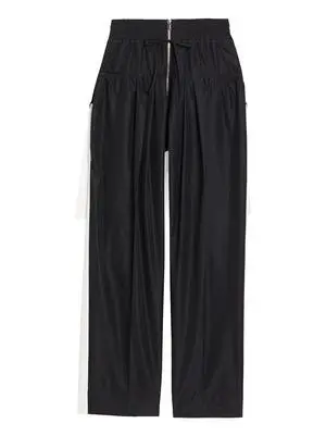 3.1 Phillip Lim Canvas-trimmed Cotton-blend Wide-leg Pants - Black