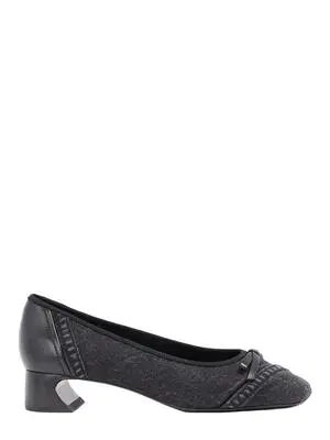 3.1 Phillip Lim Id Bow-detailed Denim Pumps - Black
