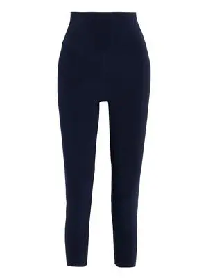 Norma Kamali Cropped Stretchjersey Leggings - Navy