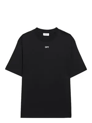 Off-White Printed Cottonjersey Tshirt - Black