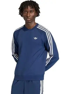 Adidas 3-stripes Crew Sweatshirt - Night Indigo