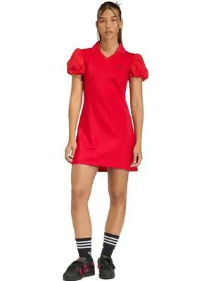 Adidas Dress With Balloon Sleeves - Better Scarlet
