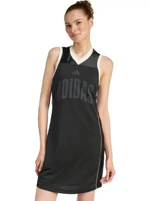 Adidas Stadium Mesh Dress - Black / Crystal Linen / Off White