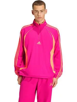 Adidas Teamgeist Half Zip Sweatshirt - Real Magenta