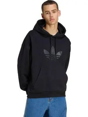 Adidas Adicolor Trefoil Hoodie - Black / White