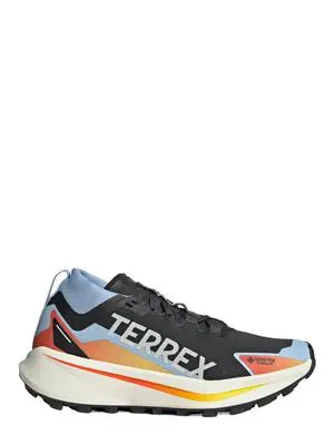 Adidas Terrex Agravic Gtx Trail Running Shoes - Core Black / Cloud White / Glow Blue