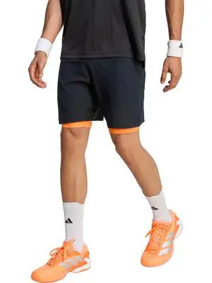 Adidas Tennis Climacool Shorts & Inner Shorts Set - Black