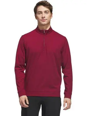 Adidas Ultimate365 Classic Quarter-zip Sweatshirt - Collegiate Burgundy