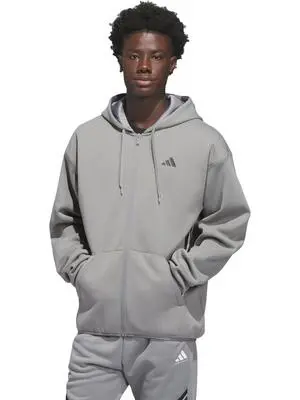 Adidas Crazy Warm Fullzip Hoodie - Grey Three / Black