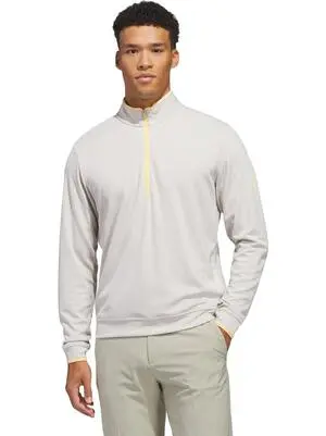 Adidas Lightweight Half-zip Top - Beige