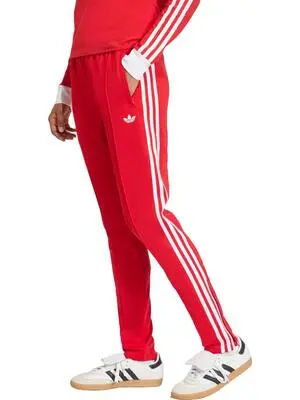 Adidas Sst Classic Track Pants - Better Scarlet / White