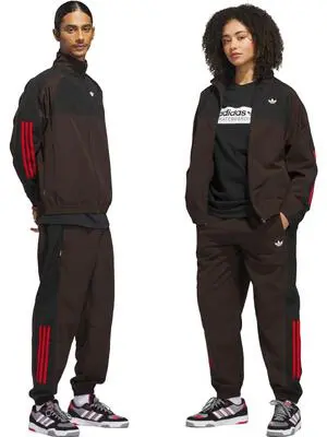 Adidas Skateboarding Gatsele Track Pants - Aurora Coffee Met. / White / Black