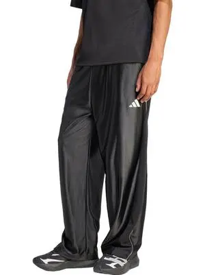 Adidas Stadium Shiny Tricot Pants - Black / Crystal Linen / Off White
