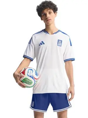 Adidas Greece 26 Home Authentic Jersey - White