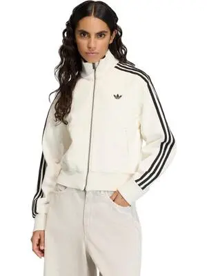 Adidas Firebird Denim Track Top - Cloud White